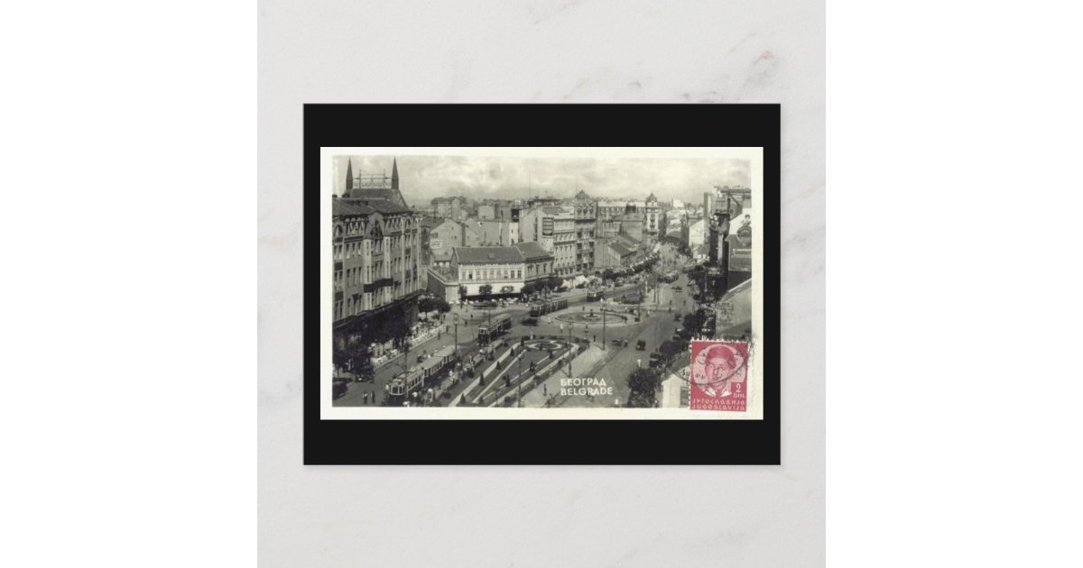 Old Postcard, Belgrade 1934 Postcard | Zazzle
