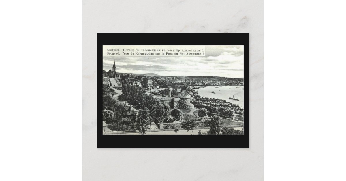 Old Postcard, Belgrade Postcard | Zazzle