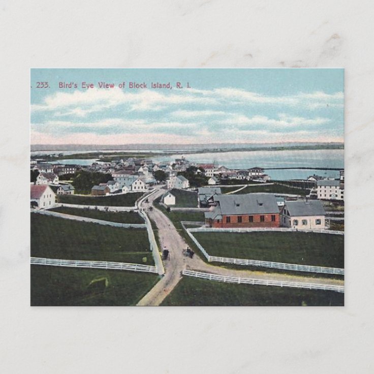 Old Postcard - Block Island, Rhode Island | Zazzle