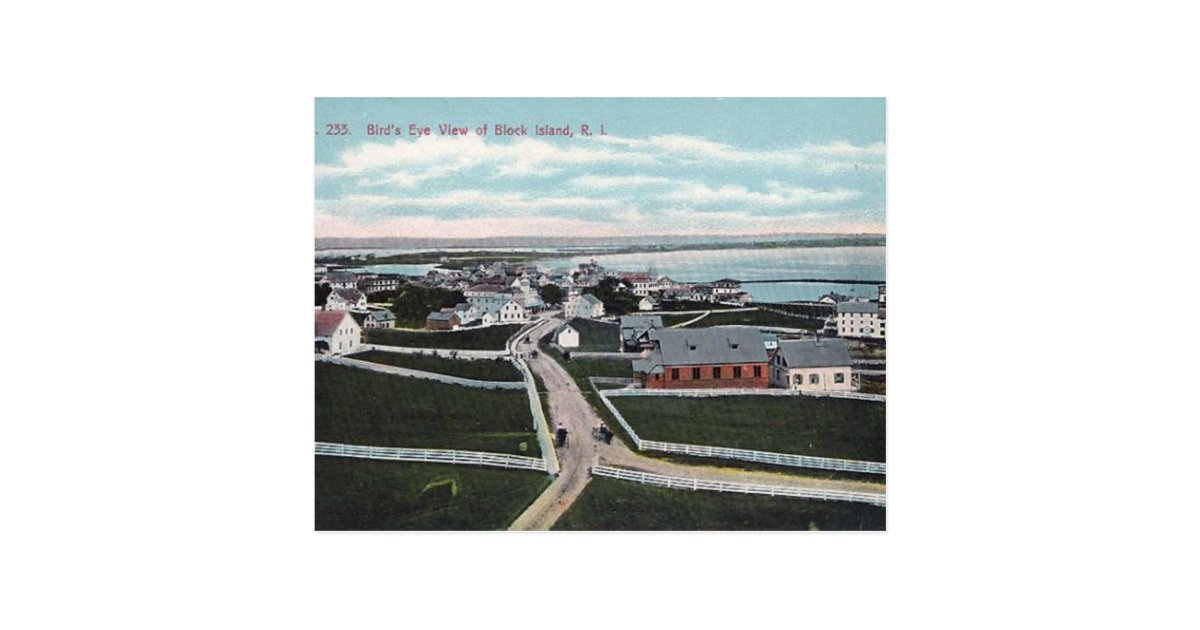 Old Postcard - Block Island, Rhode Island | Zazzle.com