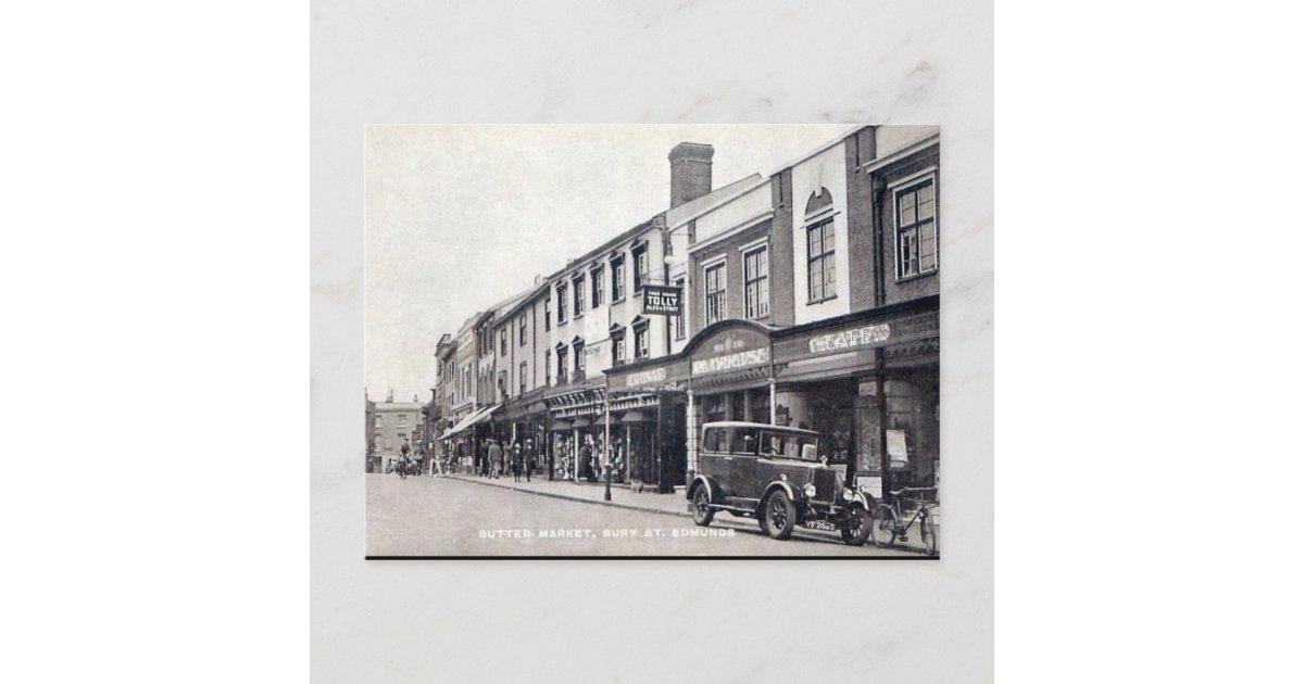 Old Postcard - Bury St Edmunds, Suffolk | Zazzle