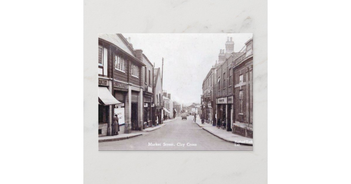 Old Postcard - Clay Cross, Derbyshire | Zazzle
