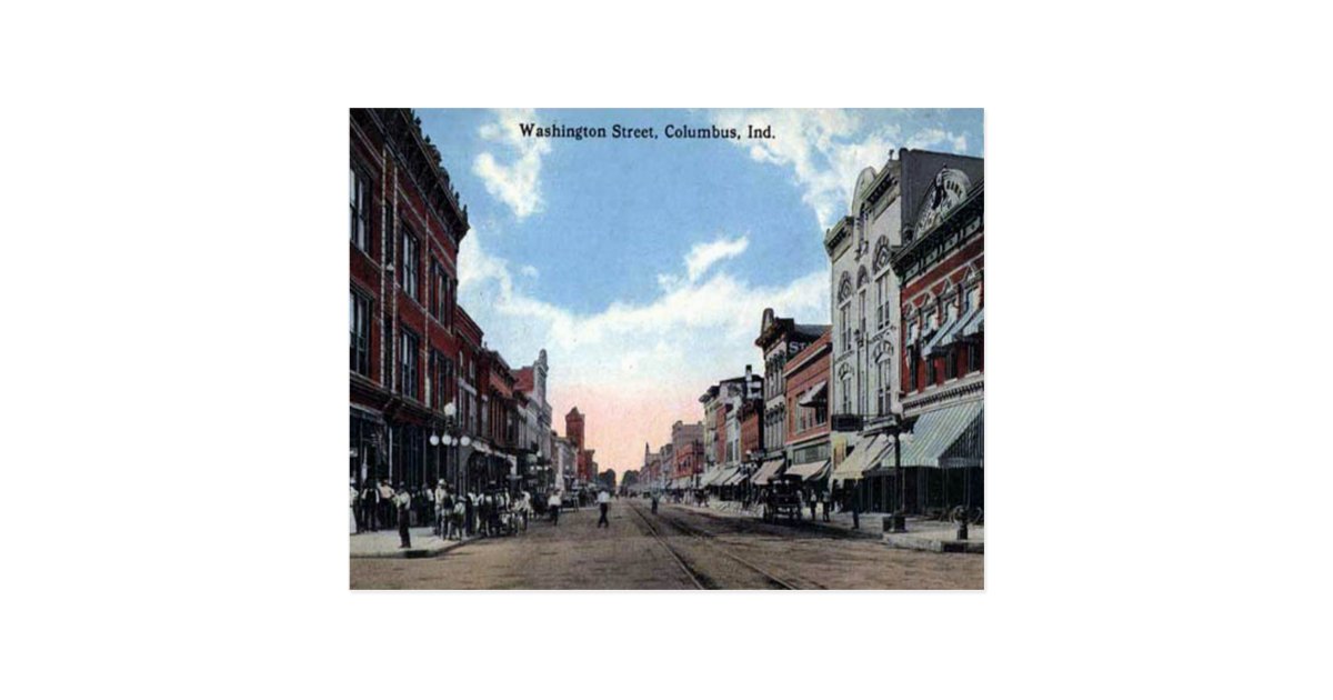 Old Postcard - Columbus, Indiana, USA | Zazzle.com