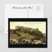 Old Postcard, Edinburgh Castle & National Gallery Postcard | Zazzle