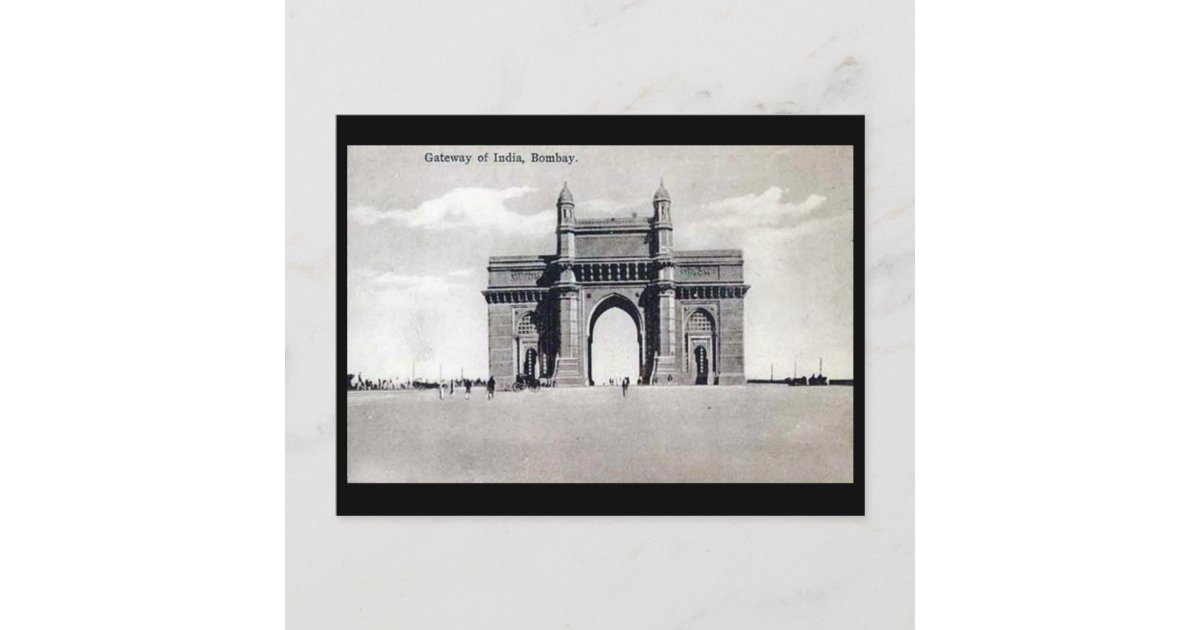 Old Postcard - Gateway of India, Mumbai | Zazzle