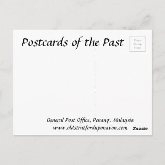 Old Postcard - GPO, Penang, Malaysia | Zazzle