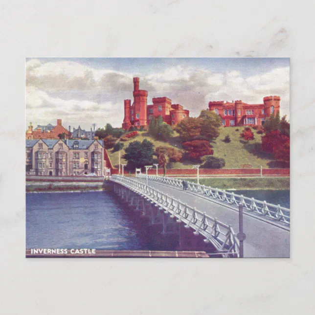 Old Postcard - Inverness Castle, Scotland | Zazzle