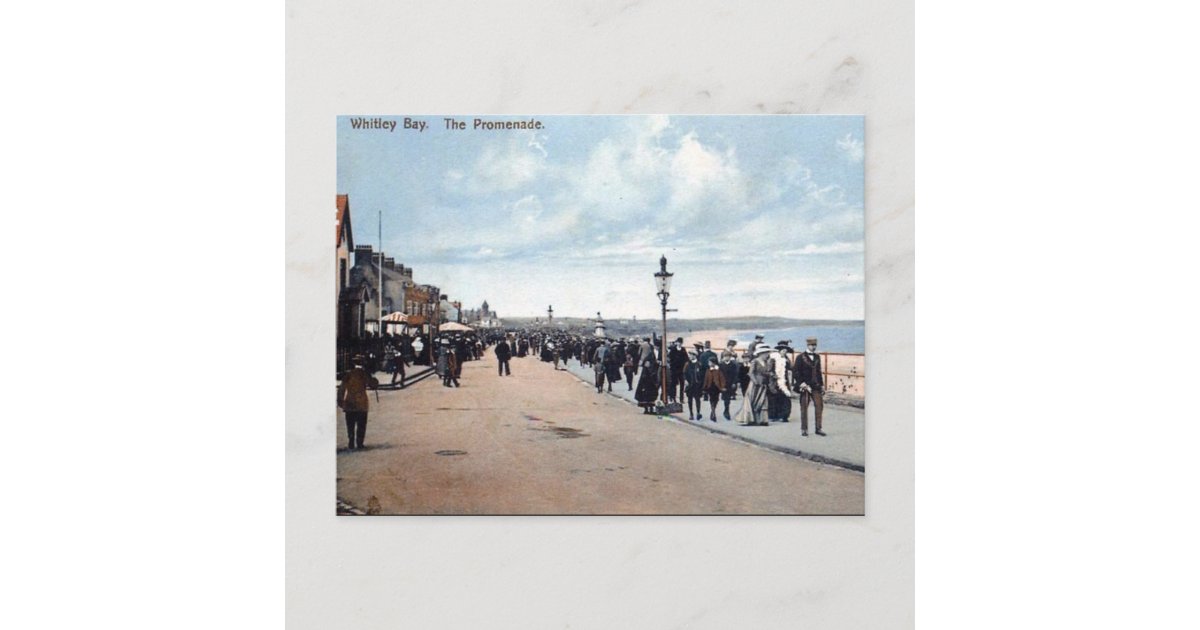 Old Postcard - The Promenade, Whitley Bay | Zazzle