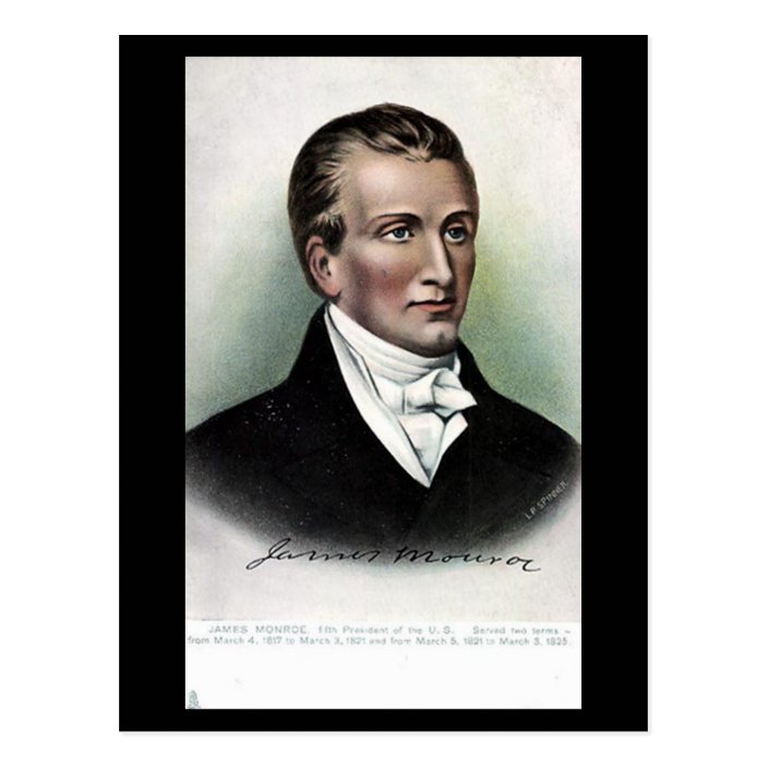 Old Postcard - US President James Monroe | Zazzle.com