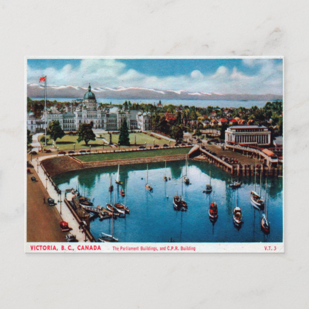 Old Postcard - Victoria, British Columbia, Canada | Zazzle