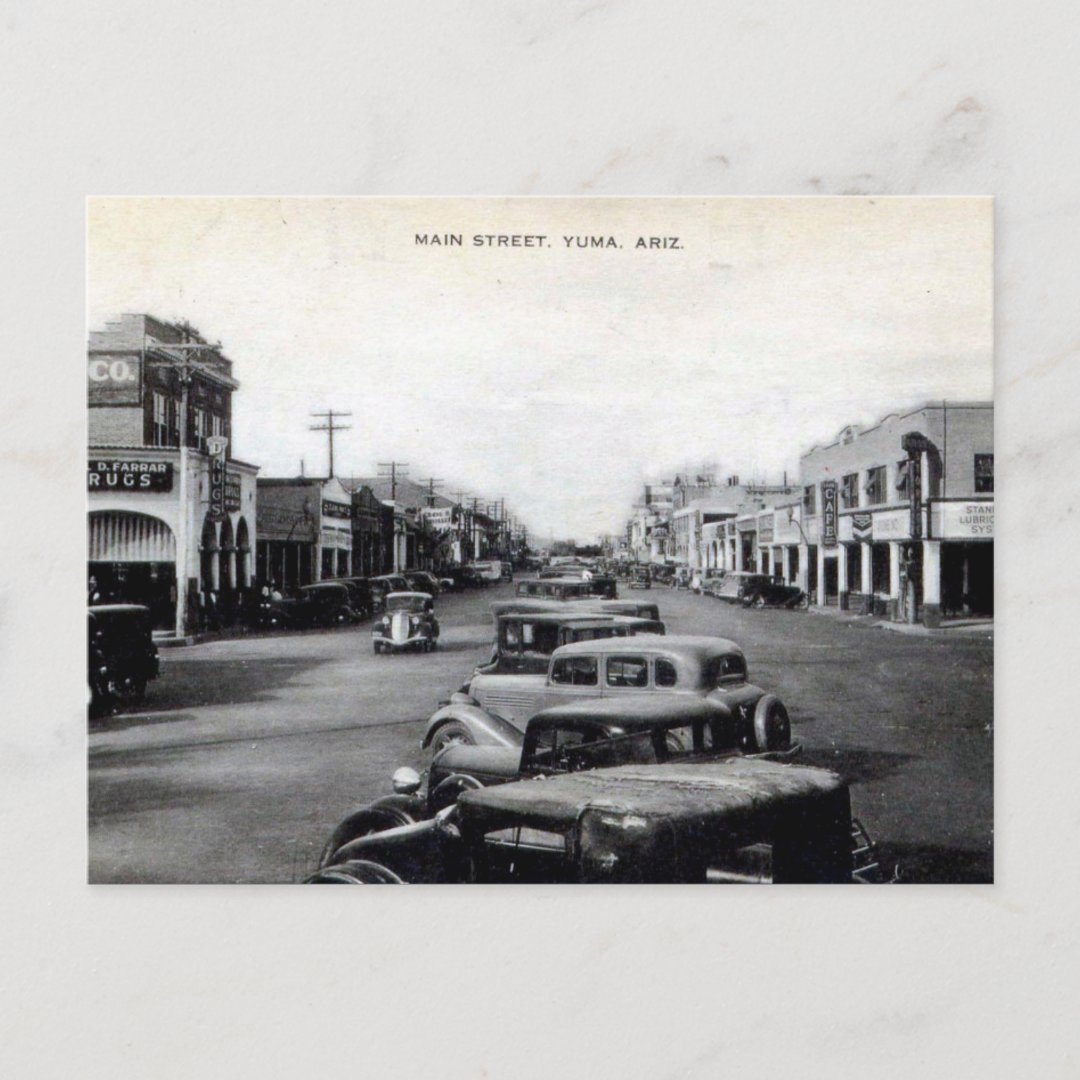 Old Postcard - Yuma, Arizona, USA | Zazzle