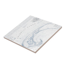 Old Provincetown Cape Cod Map Tile | Zazzle