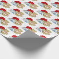 old rag doll and teddy bear hugging wrapping paper | Zazzle