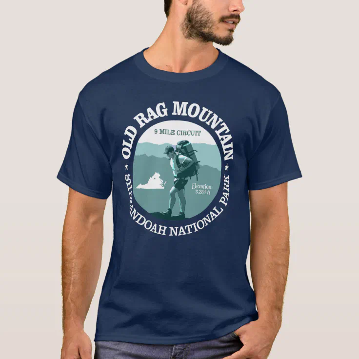 Old Rag Mountain (rd) T-Shirt | Zazzle