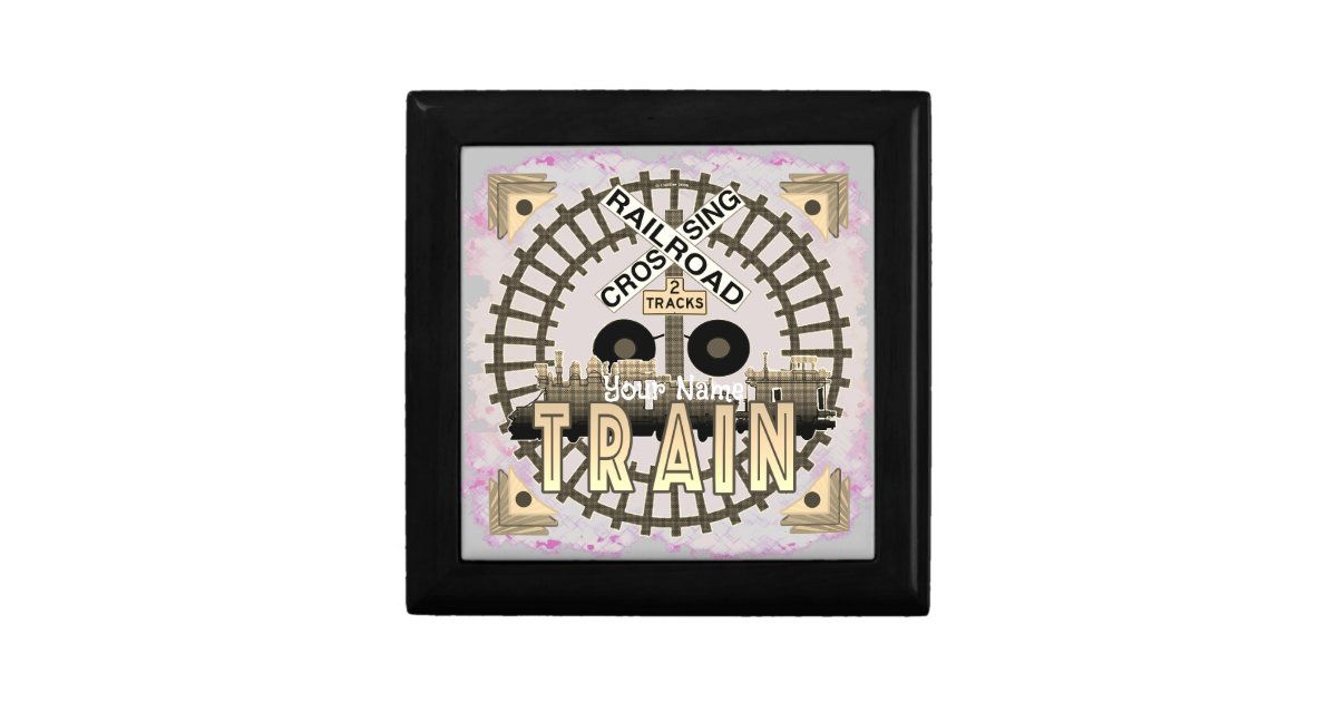 Old Railroad Train Gift Box | Zazzle