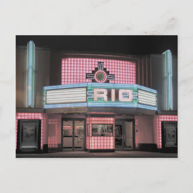 Old Rio Theater Postcard | Zazzle
