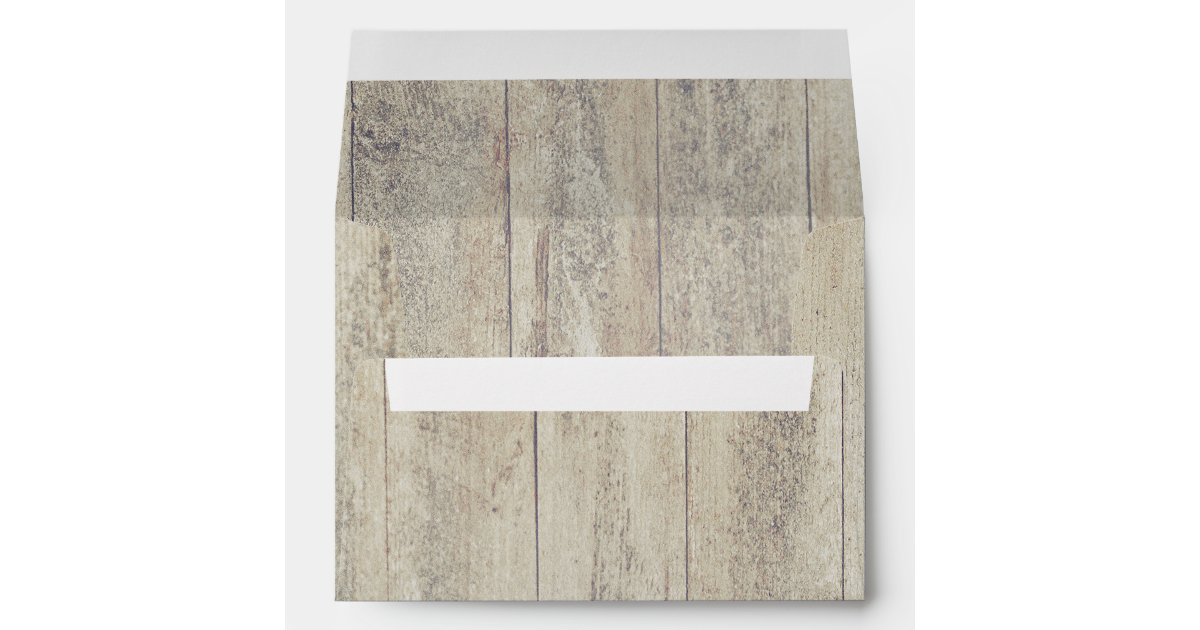 Old Rustic Driftwood Nautical Envelope | Zazzle