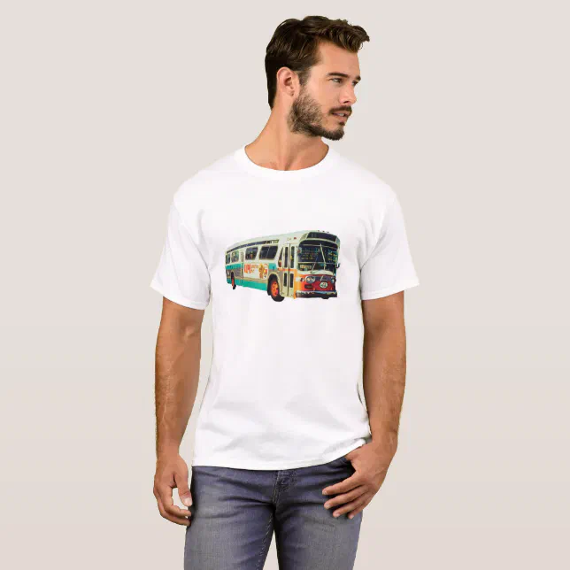 OLD SCHOOL AC TRANSIT BUS T-shirt | Zazzle
