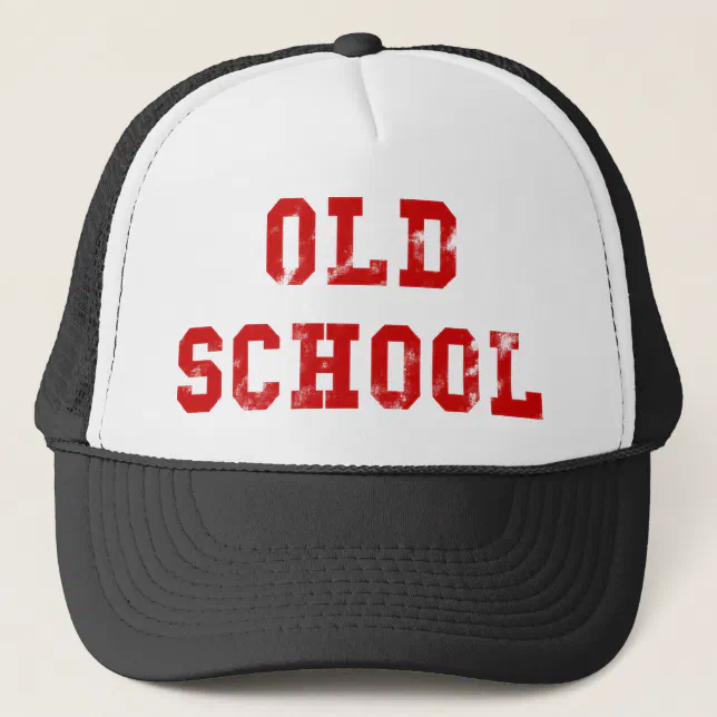 Old School Baseball Cap | Oldskool Gifts | Zazzle
