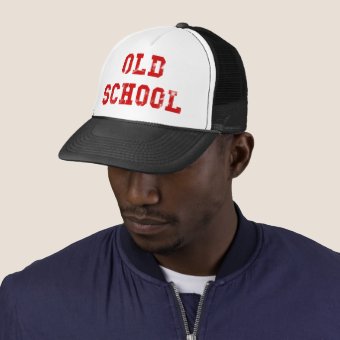 Old School Baseball Cap | Oldskool Gifts | Zazzle