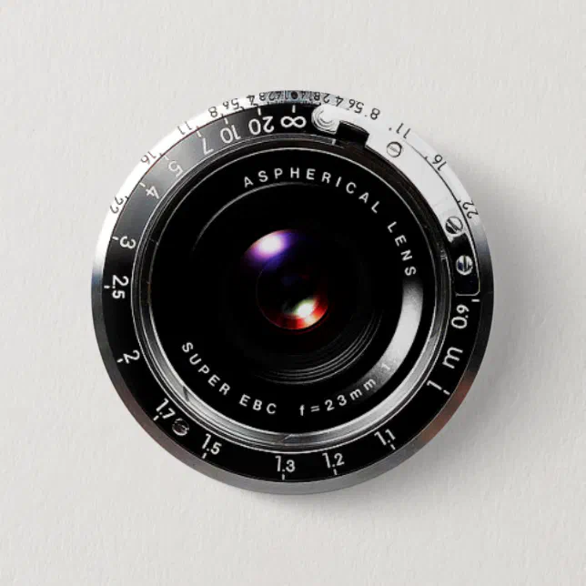 Old School Film Camera Button | Zazzle