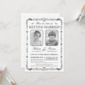 Old School Photos Wedding Invitation | Zazzle