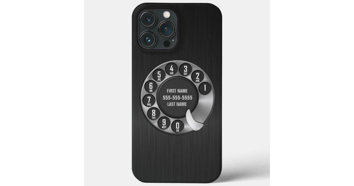 Old School Rotary Dial Phone Case-Mate iPhone Case | Zazzle