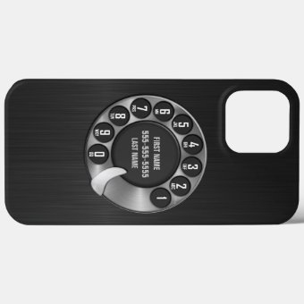 Old School Rotary Dial Phone Case-Mate iPhone Case | Zazzle
