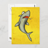 Old School Sailor Shark Postcard | Zazzle