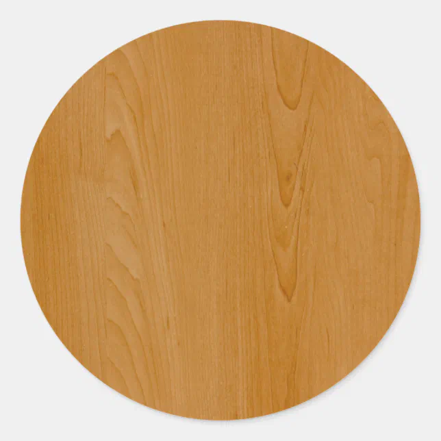 Old School Wood Paneling Classic Round Sticker | Zazzle