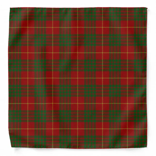 Old Scotsman Clan Cameron Tartan Plaid Bandana | Zazzle