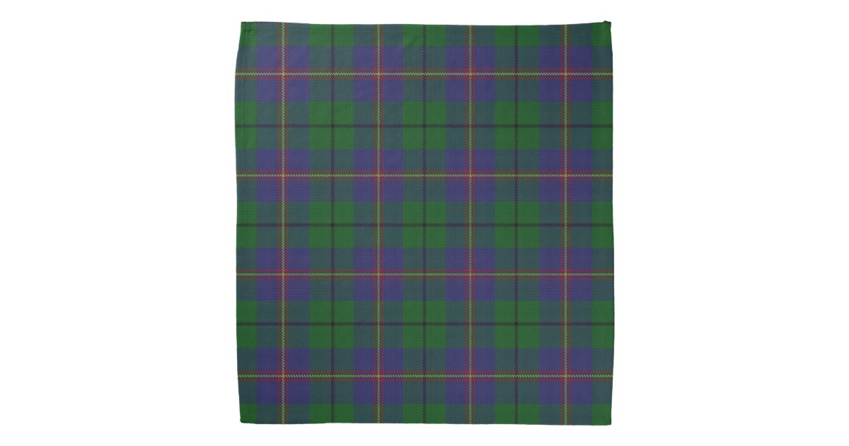 Old Scotsman Clan Carmichael Tartan Plaid Bandana | Zazzle.com