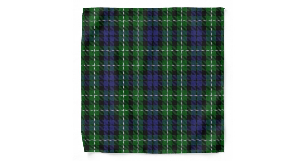 Old Scotsman Clan Graham Tartan Plaid Bandana | Zazzle