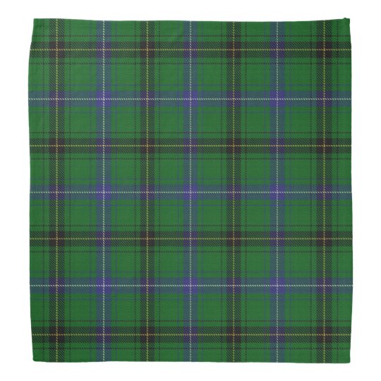 Old Scotsman Clan Henderson Tartan Plaid Bandana | Zazzle.com