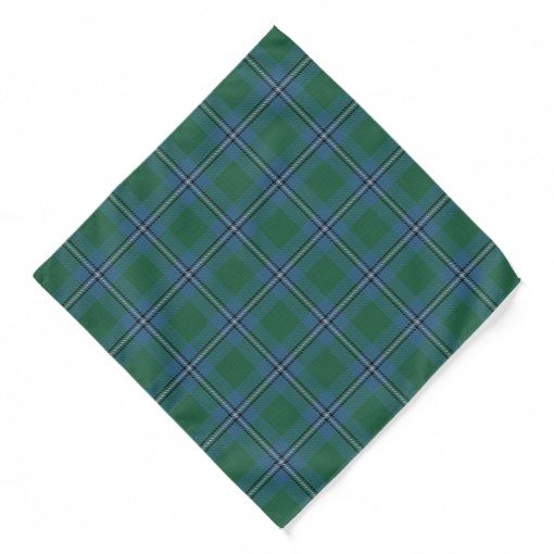 Old Scotsman Clan Irvine Irwin Tartan Plaid Bandana | Zazzle