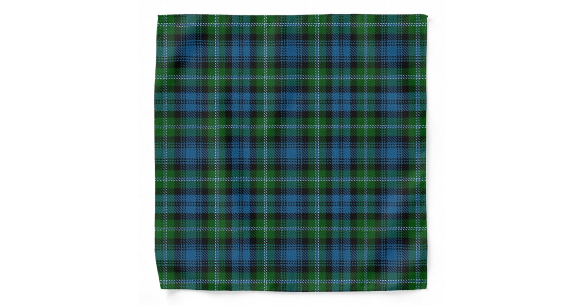 Old Scotsman Clan Lyon Tartan Plaid Bandana | Zazzle