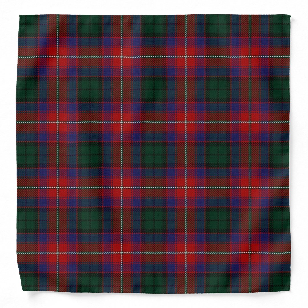 Old Scotsman Clan Rattray Tartan Plaid Bandana | Zazzle