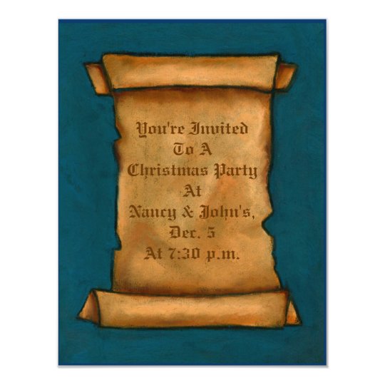 Old Scroll: You Fill In: Invitation, Announcement | Zazzle.com