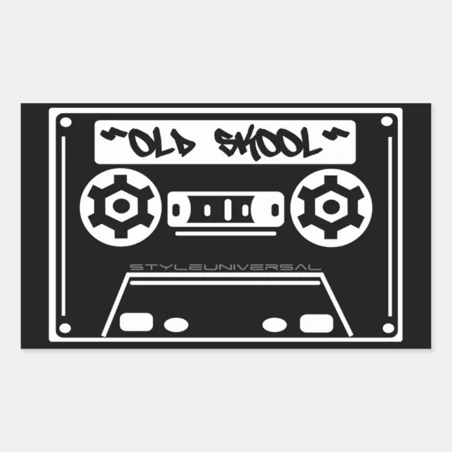 OLD SKOOL stickers | Zazzle