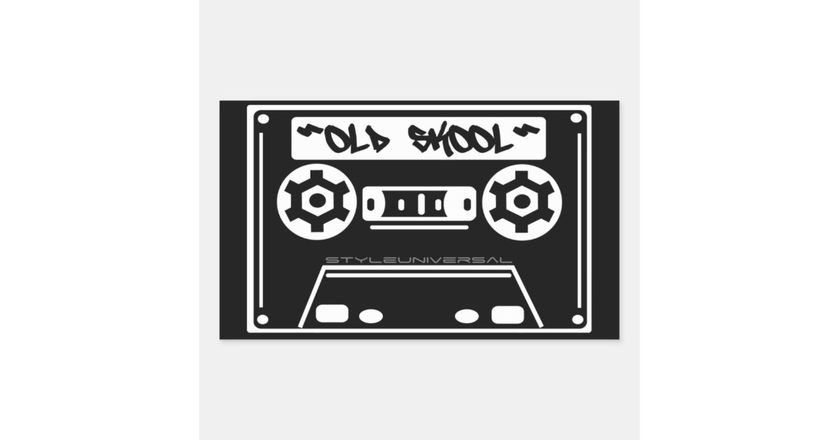 OLD SKOOL stickers | Zazzle
