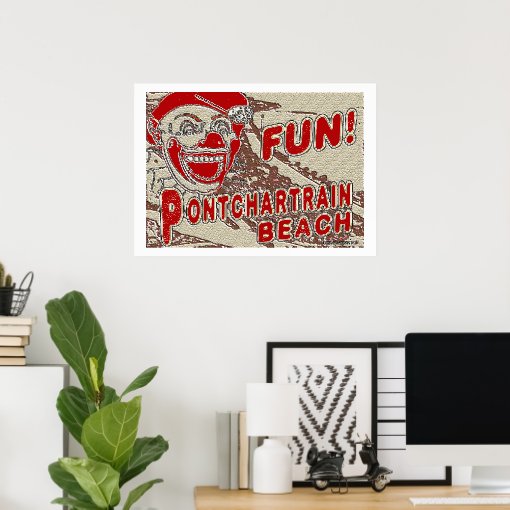 Old Style Pontchartrain Beach Sign | Zazzle