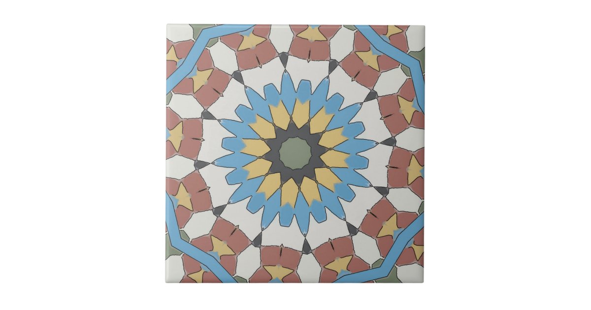 Old Style Spanish Tile Browns | Zazzle