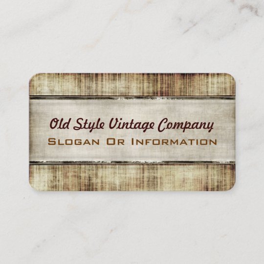 Old Style Vintage Popular Rounded Business Cards | Zazzle.com