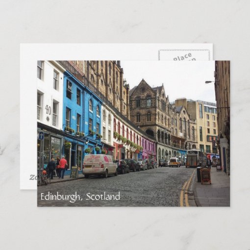Old Town, Edinburgh, Scotland Postcard | Zazzle