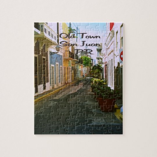 Old Town San Juan Puerto Rico Jigsaw Puzzle | Zazzle.com