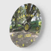 Old Tractor wall clock | Zazzle