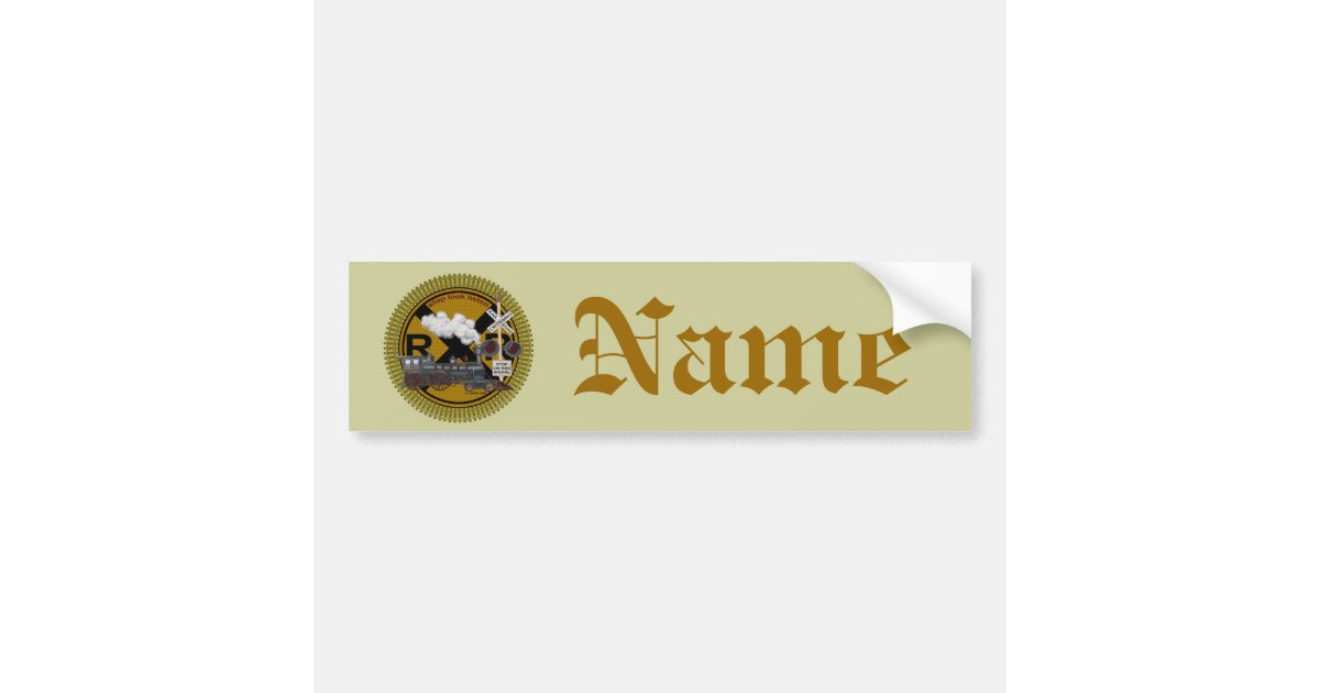 Old Train Bumper Sticker | Zazzle