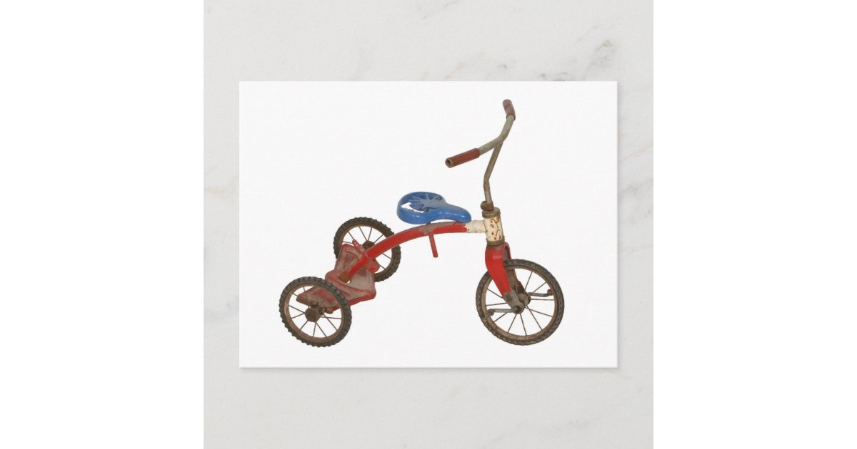 Old Tricycle Postcard | Zazzle