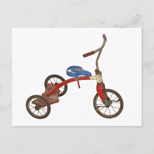 Old Tricycle Postcard | Zazzle