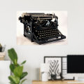 Old Typewriter Poster | Zazzle